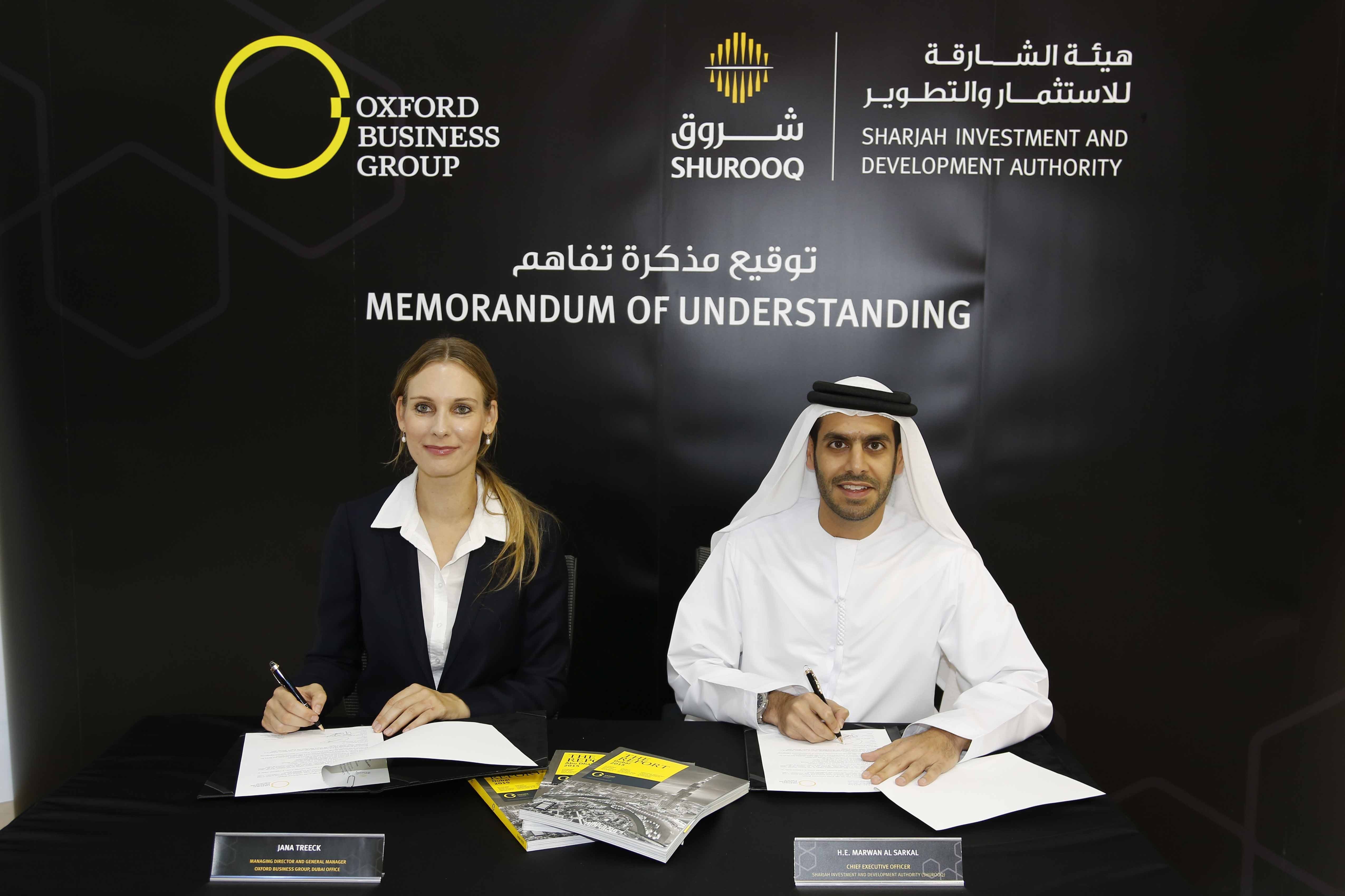 Shurooq & OBG partner for Sharjah Report | Sharjah Update